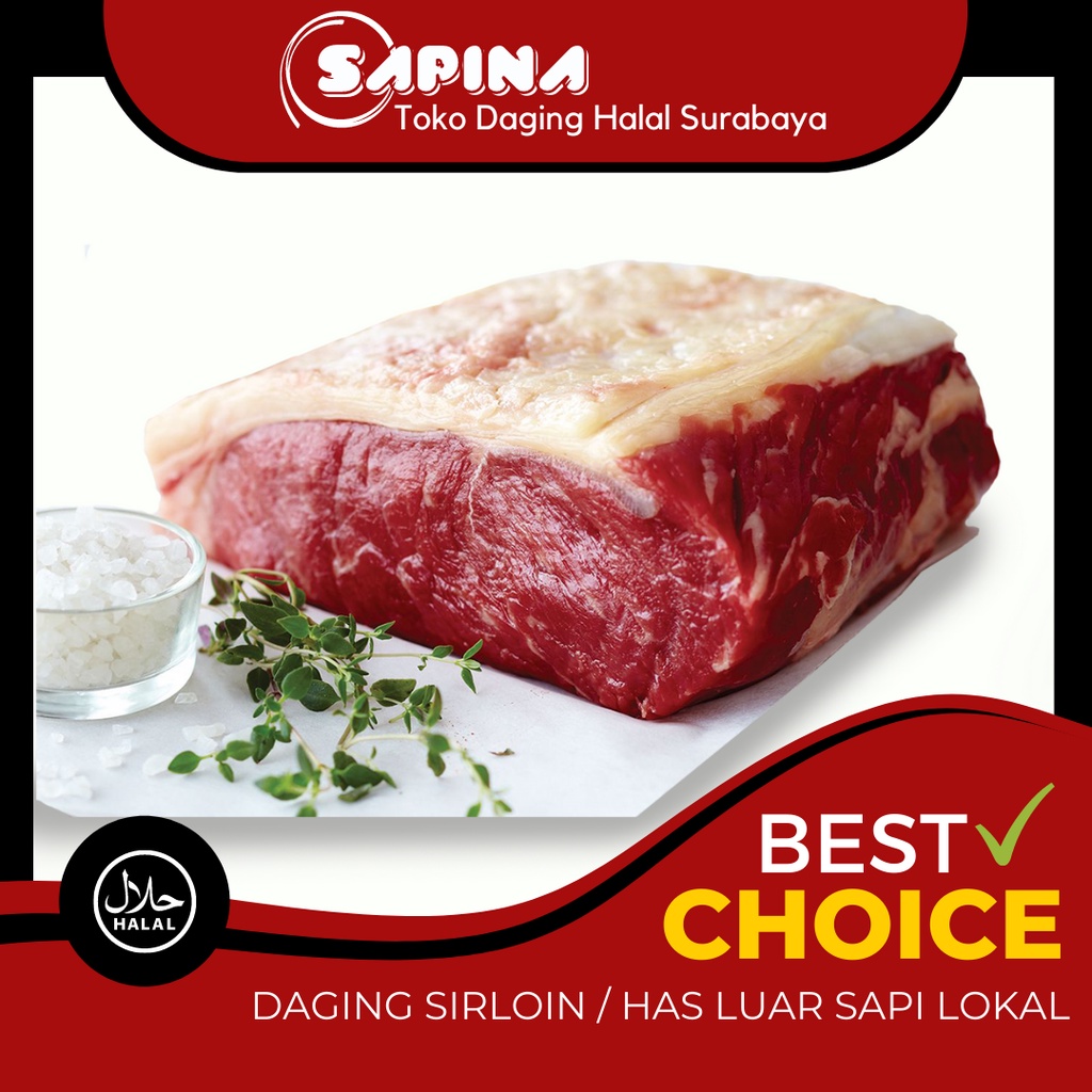 Jual Sapina Daging Sapi Daging Sirloin / Daging Has Luar / Daging Lulur ...