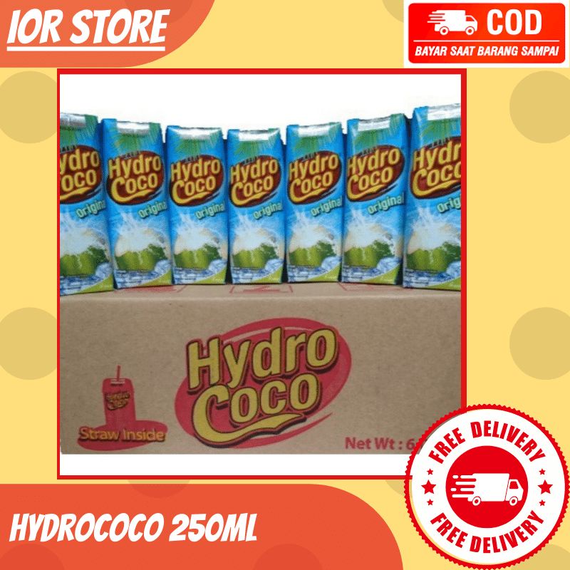 Jual Hydro Coco Original Minuman Air Kelapa / Hydrococo 250ml Indonesia ...