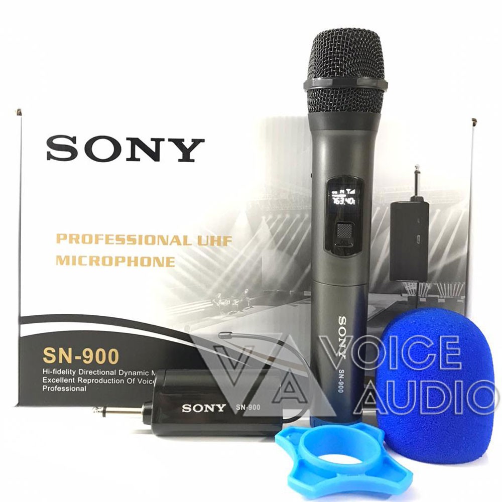 Jual Mic Wireless Sony SN 900 Microphone Karaoke Tanpa Kabel SN900 untuk Pidato Ceramah MC ...