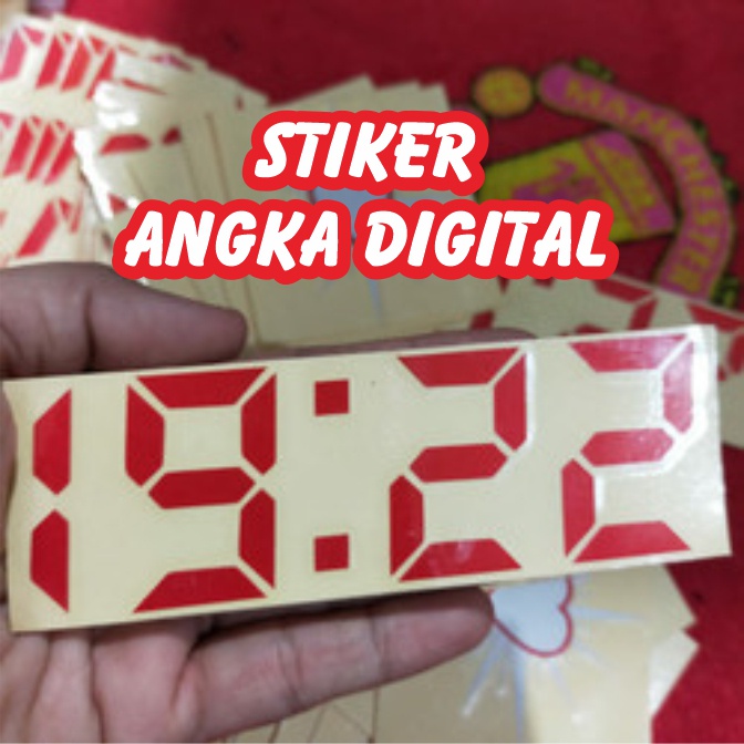 Jual Stiker Angka Digital 1922 Psht Bisa Request Angka | Shopee Indonesia
