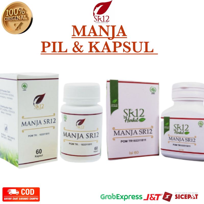 Jual MANJAKANI SR12 | MANJA SR12 original | PIL DAN KAPSUL | Shopee ...