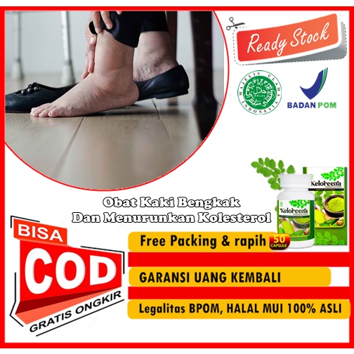 Jual KELOREENA Obat Kaki Bengkak Dan Menurunkan Kolesterol 50 Kapsul ...