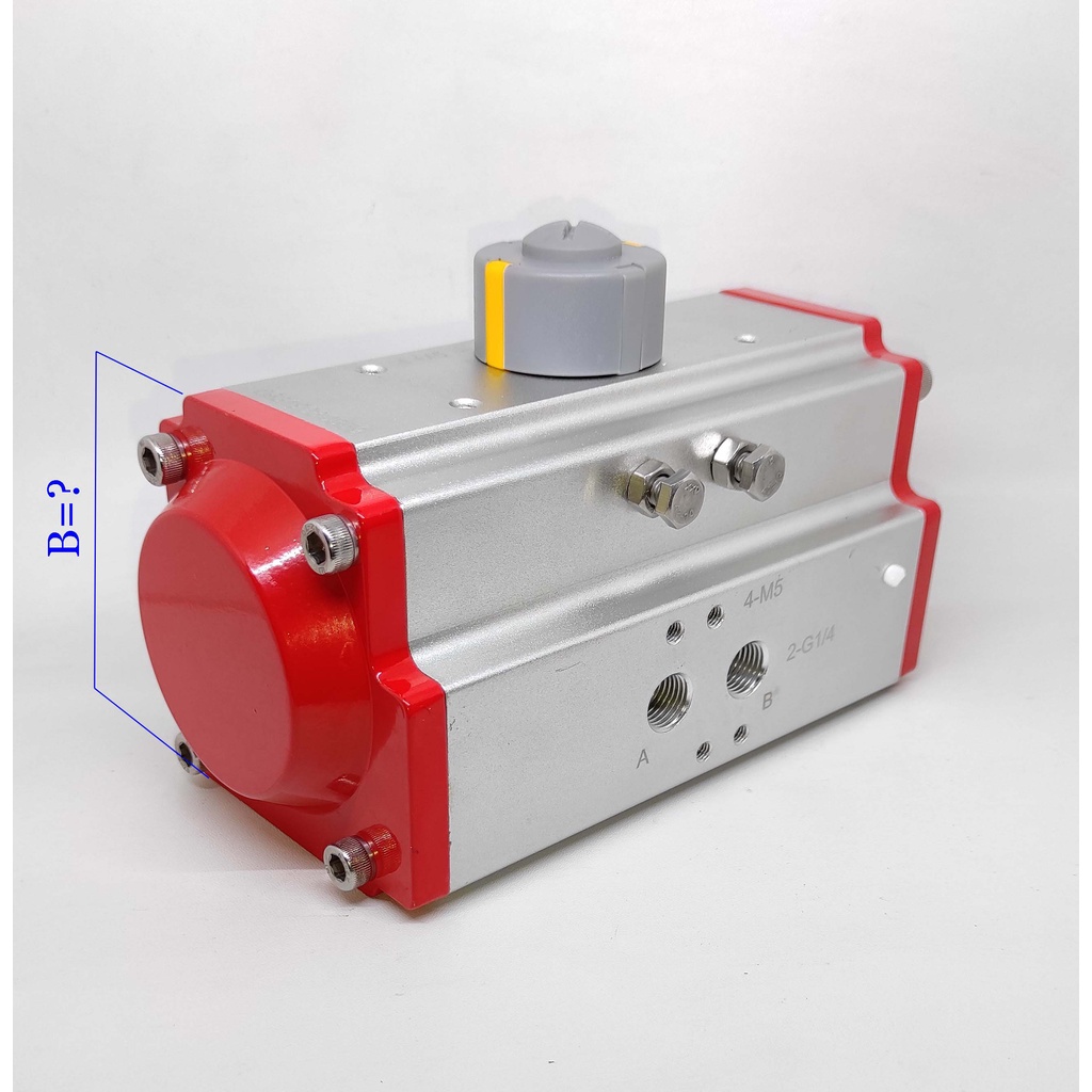 Jual RAT075-DA Pneumatic Actuator Double Acting; Aktuator Angin untuk ...