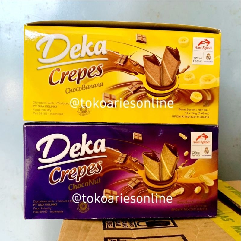 Jual Deka Crepes ChocoBanana/ChocoNut | Shopee Indonesia