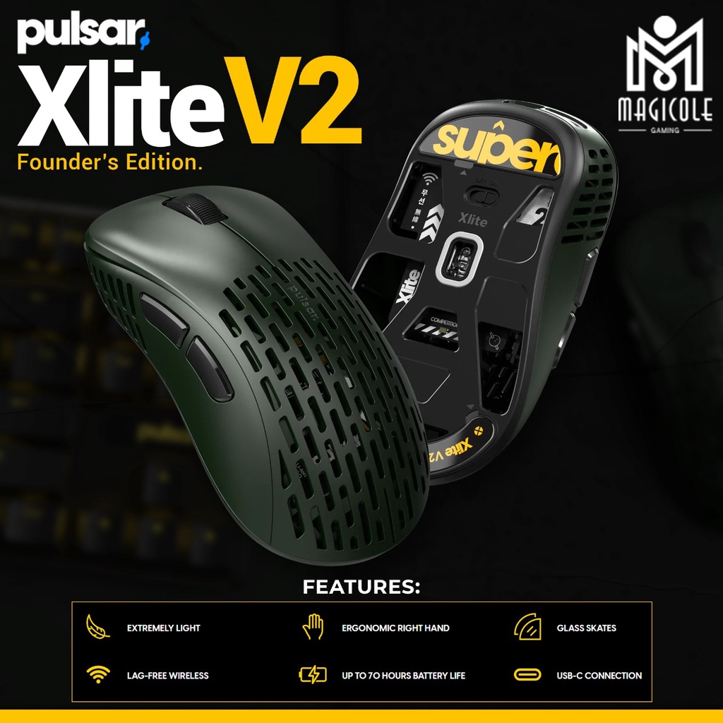Jual Pulsar Xlite V2 Mini Founder Edition Wireless Gaming Mouse ...