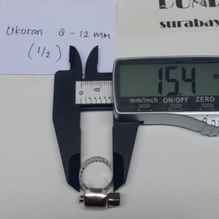 Jual Klem Selang VOXY Stainless Steel 1/2" - Cleam Slang Stenles Tw ...