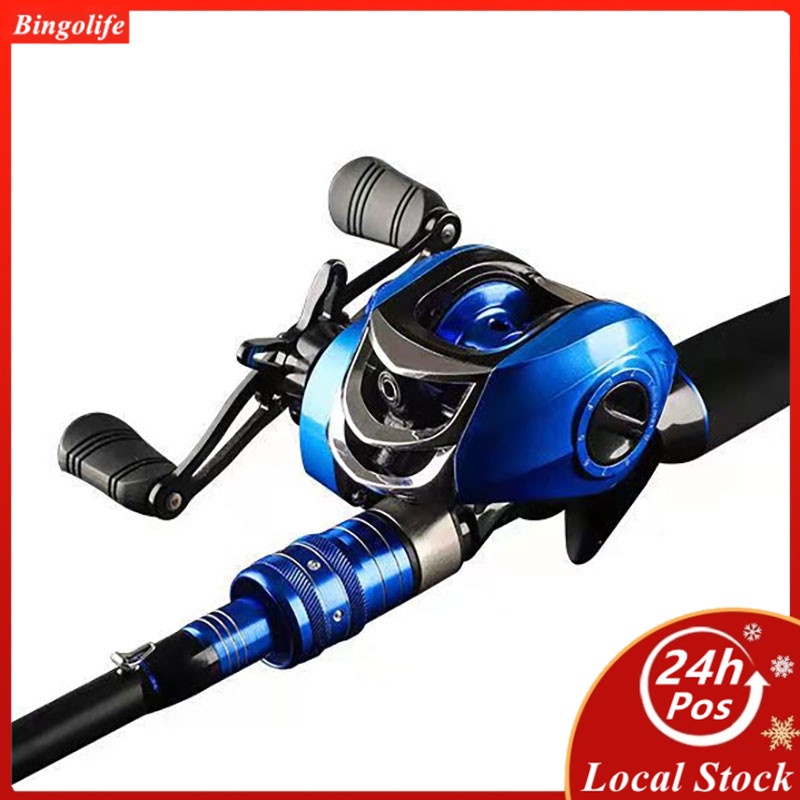 Jual Bingolife Set Pancing Reel Pancing Penggulung 18+1BB 8.1:1 Gear ...