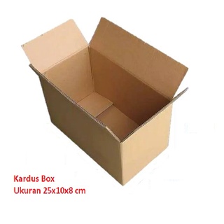Jual Kardus Box Packing Ukuran 25x10x8 cm Centimeter Bahan Tebal Kuat ...