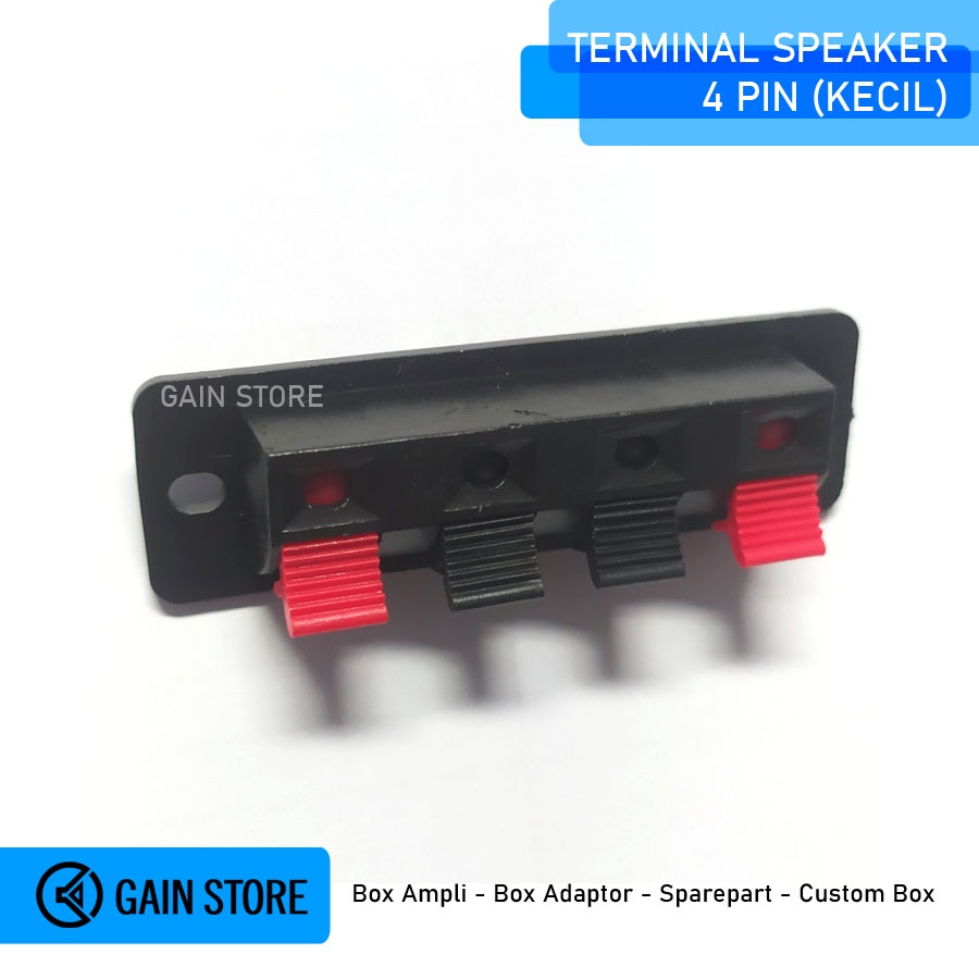 Jual Terminal Speaker Jepit 4 Pin socket amplifier | Shopee Indonesia