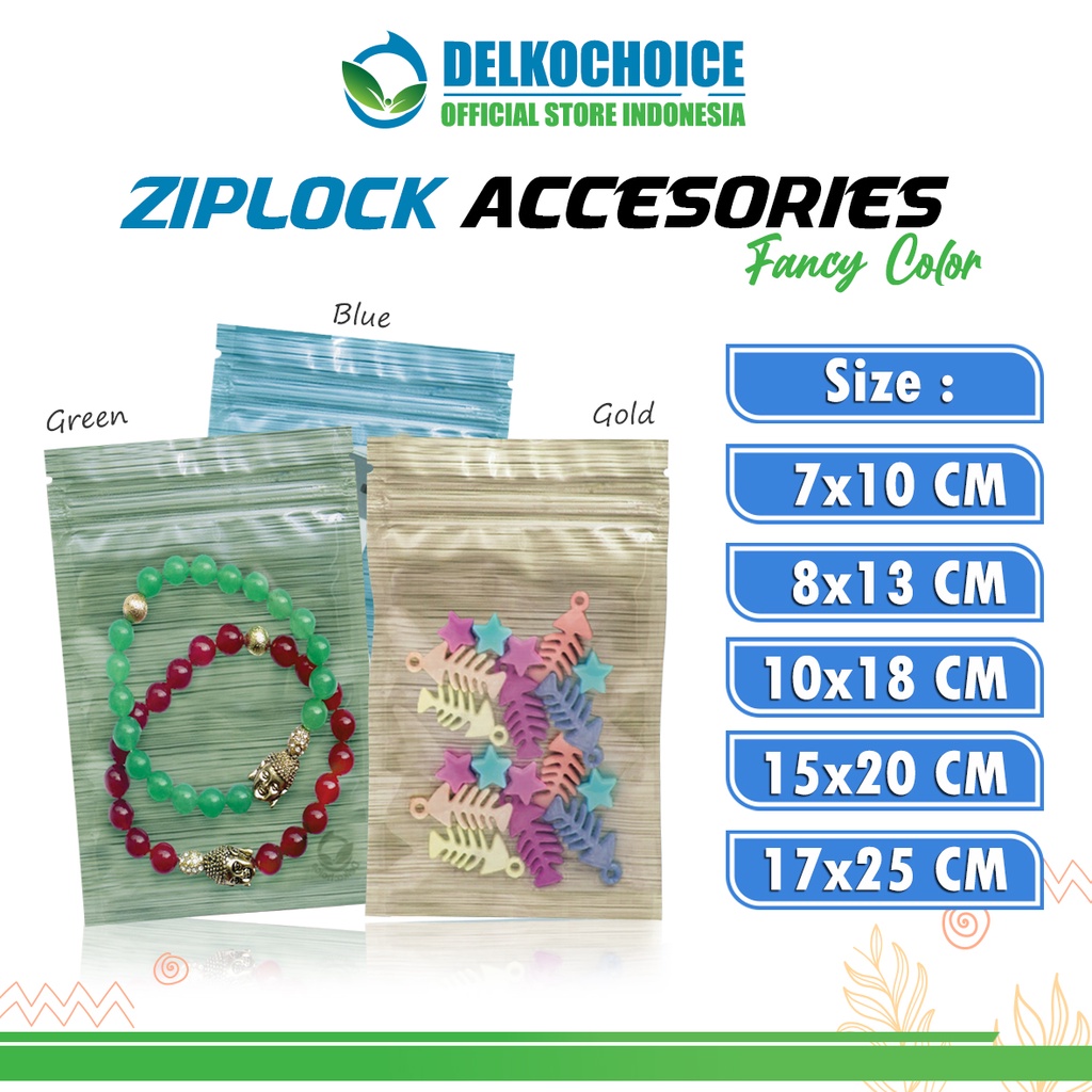 Jual Plastik Klip ZIPLOCK BAG Sachet Kemasan Aksesoris DELKOCHOICE PREMIUM | Shopee Indonesia