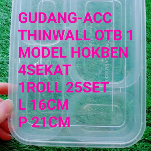 Jual ThinWall Sekat Tray Kotak Bento isi 25 set OTH 1 Thinwall Sekat 4 ... Jual ThinWall Sekat Tray Kotak Bento isi 25 set OTH 1 Thinwall Sekat 4 ...