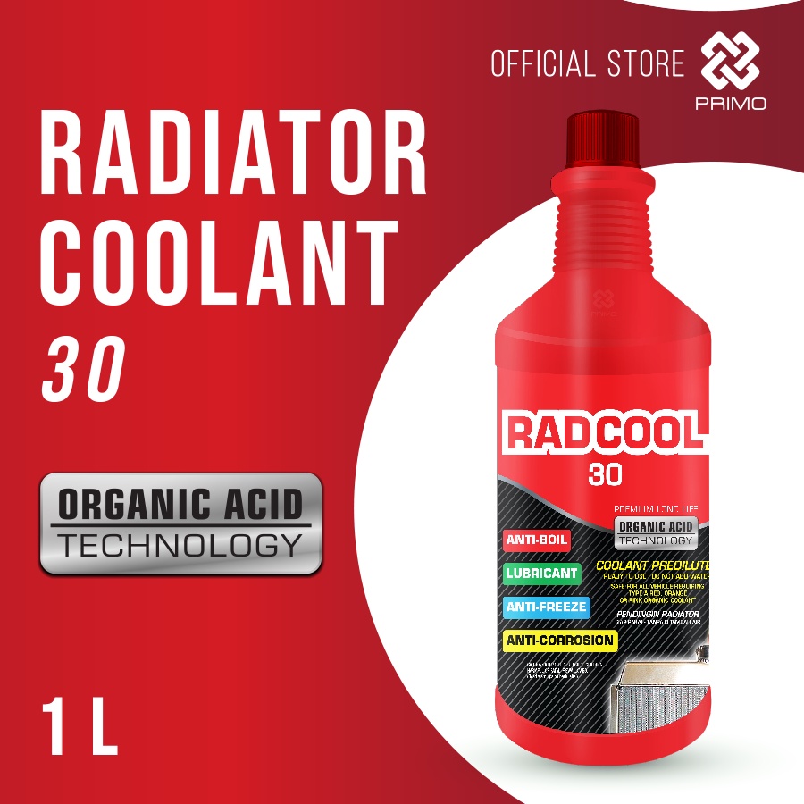 Jual Radiator Coolant PRIMO Rad Cool 30 Ready To Use 1 L | Shopee Indonesia