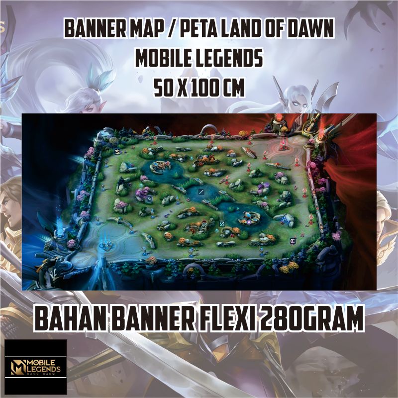 Jual MAP / PETA LAND OF DAWN MOBILE LEGENDS BANG BANG PETA ML GAMBAR HD ...