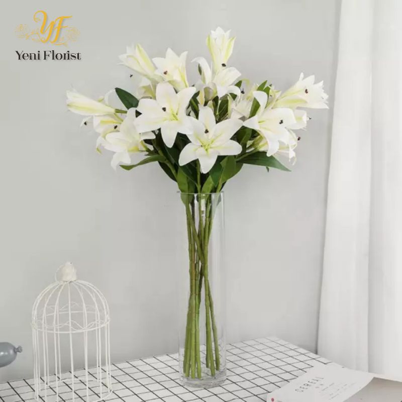 Jual bunga Lily / cala Lily / bunga artificial artifisial /Lily latex ...