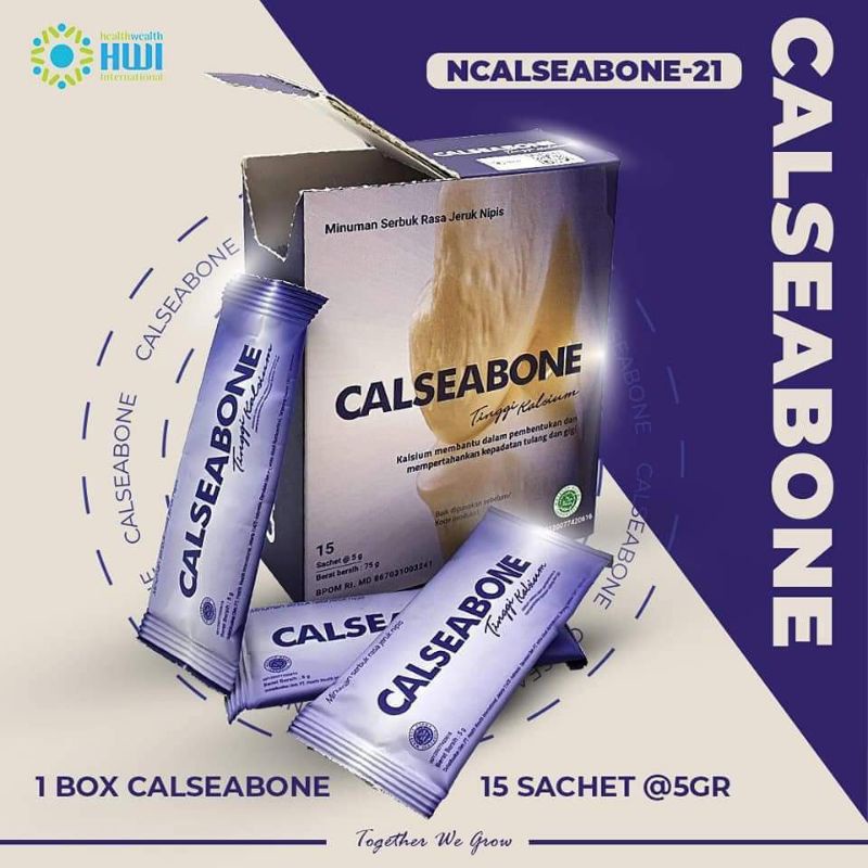 Jual Calsea bone ori 5saset 85rb vitamin calsium bisa tinggi badan dan ...