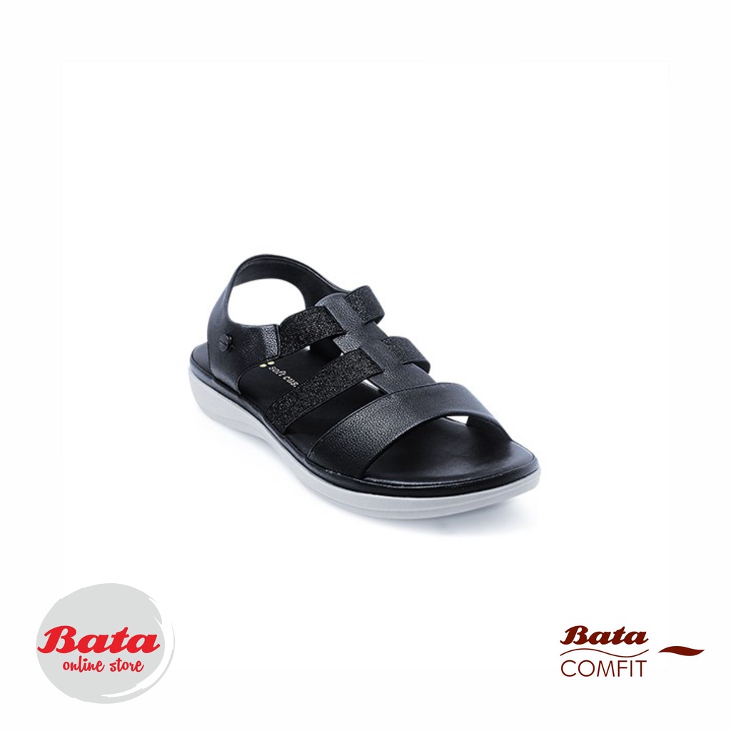 Jual Bata Comfit Sepatu Sandal Wanita Colar Black - 5616325 | Shopee ...