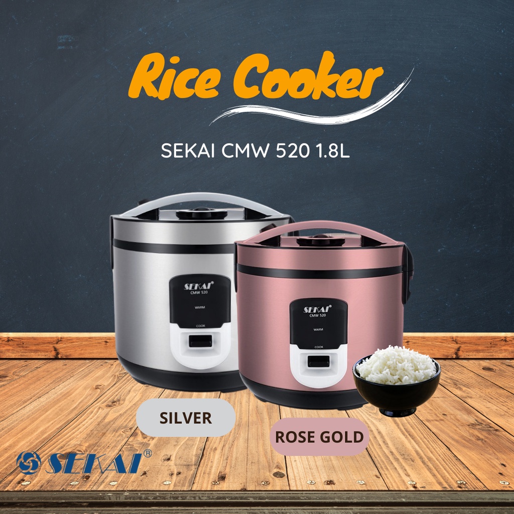 Jual Sekai Rice Cooker 1,8 Liter Penanak Nasi Magic Com Penghangat Nasi ...