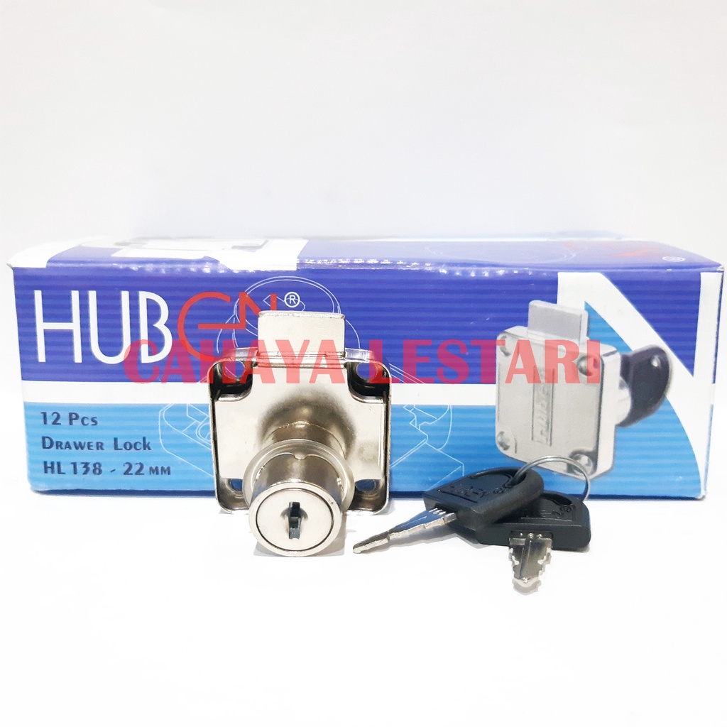 Jual Kunci Laci / Kunci Lemari / Kunci Pintu HUBEN Kerangka Padat HL 138-22 Indonesia|Shopee ...