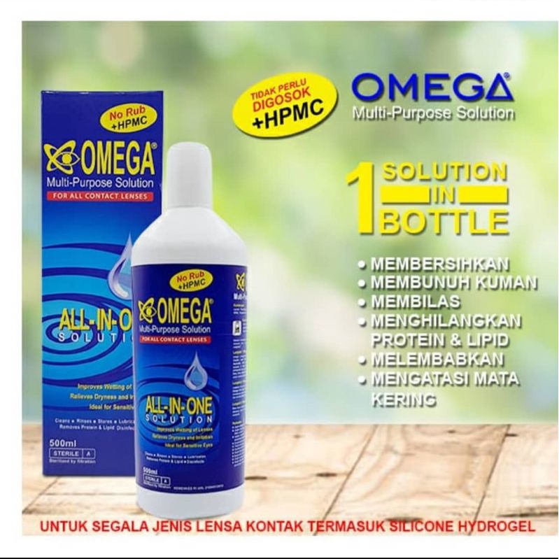 Jual CAIRAN SOFTLENS X2 500ML OMEGA 500ML | Shopee Indonesia