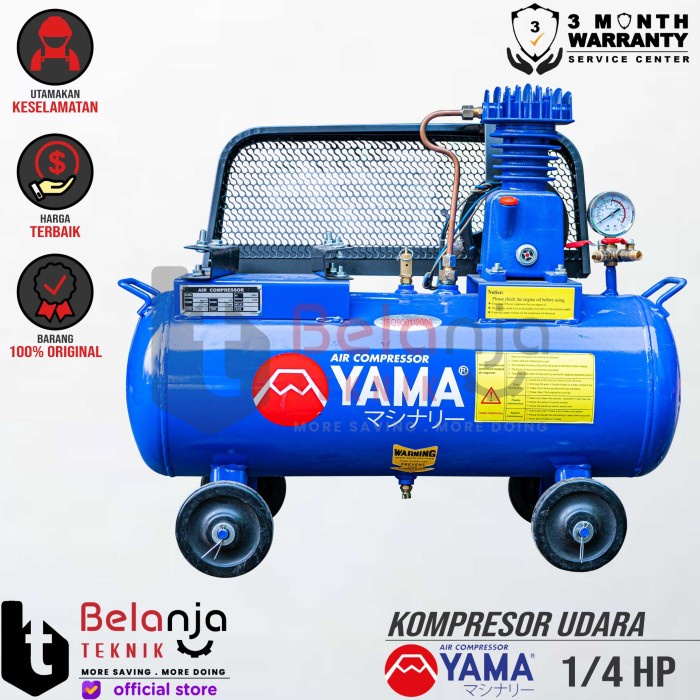 Jual Yama Unloaded Air Compressor 0.25 HP Mesin Kompressor Udara Unit ...