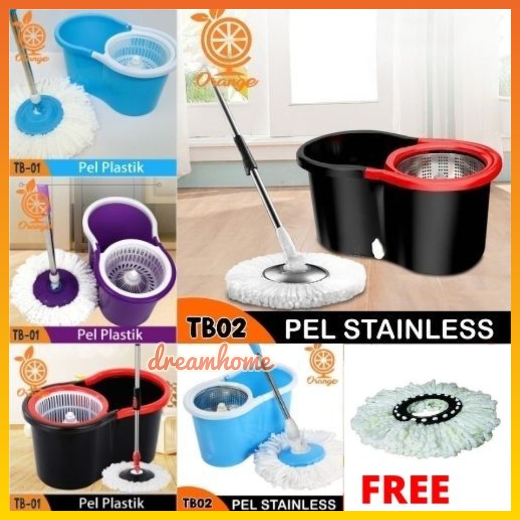 Alat Pel Otomatis - Spinmop Lantai Ultra Mop Aclima Pel Pelan Otomatis ...