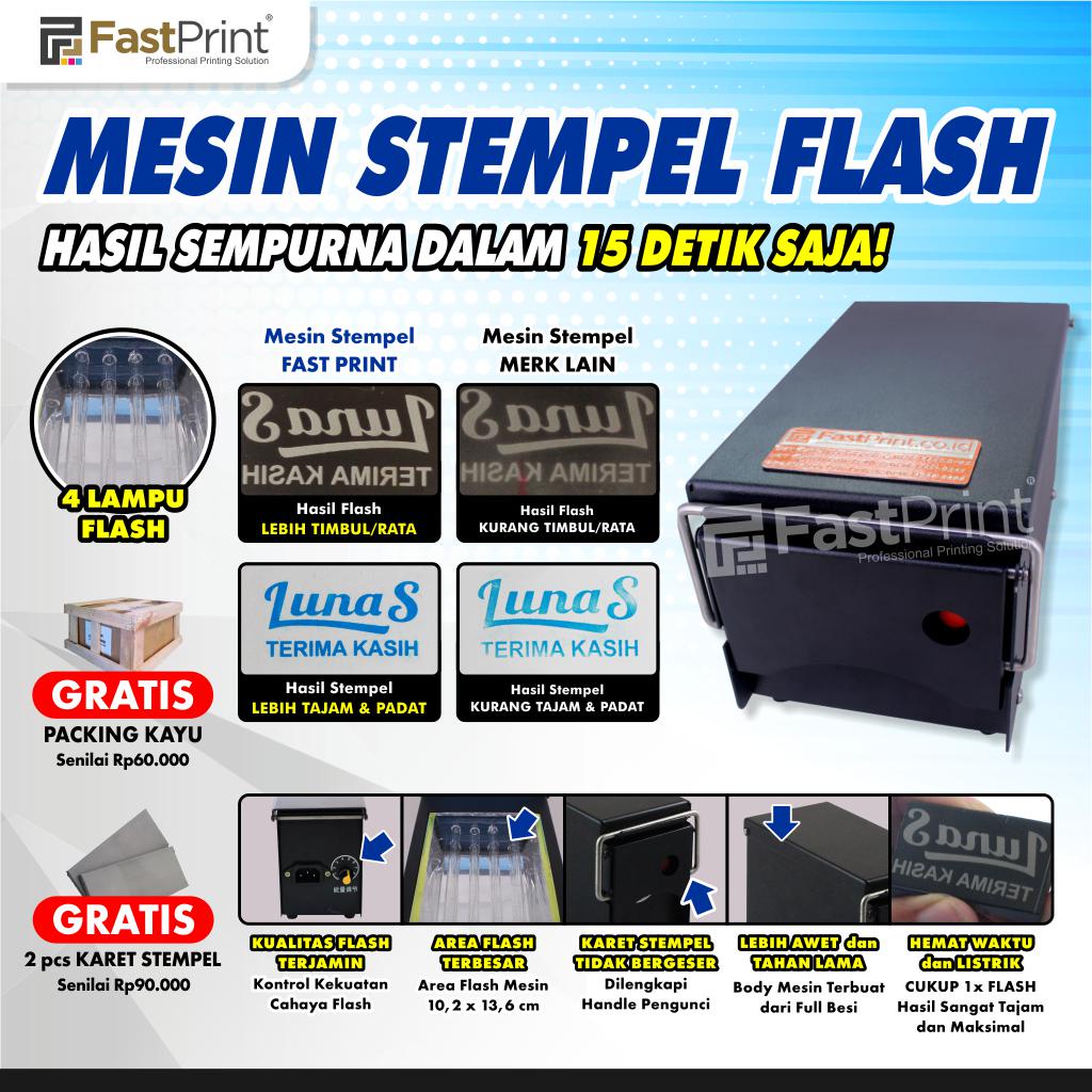 Jual Mesin Stempel Flash 4 Lampu Full Plat Besi Indonesia|Shopee Indonesia