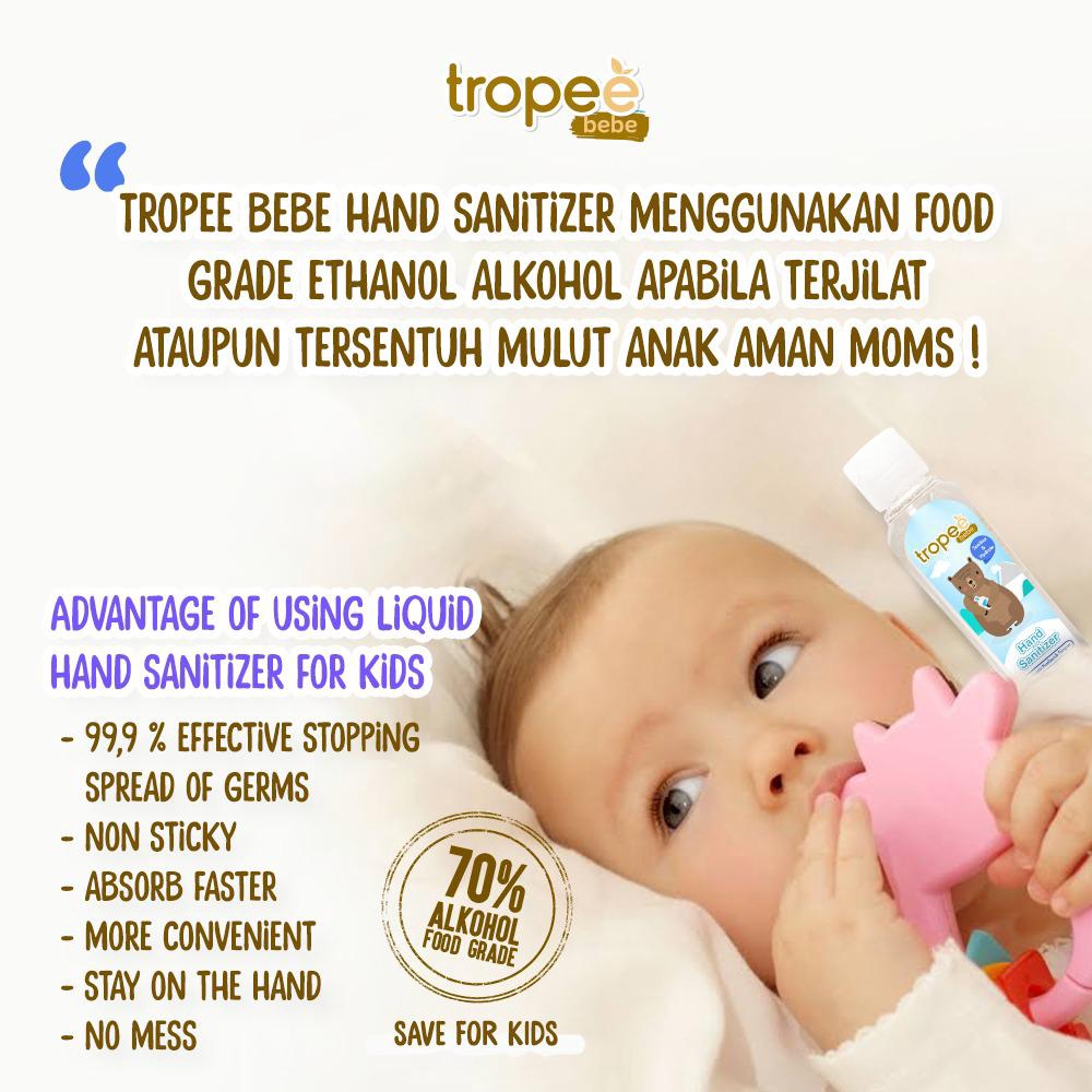 Jual PERA315 TROPEE BEBE HAND SANITIZER ISI 100ml | Shopee Indonesia