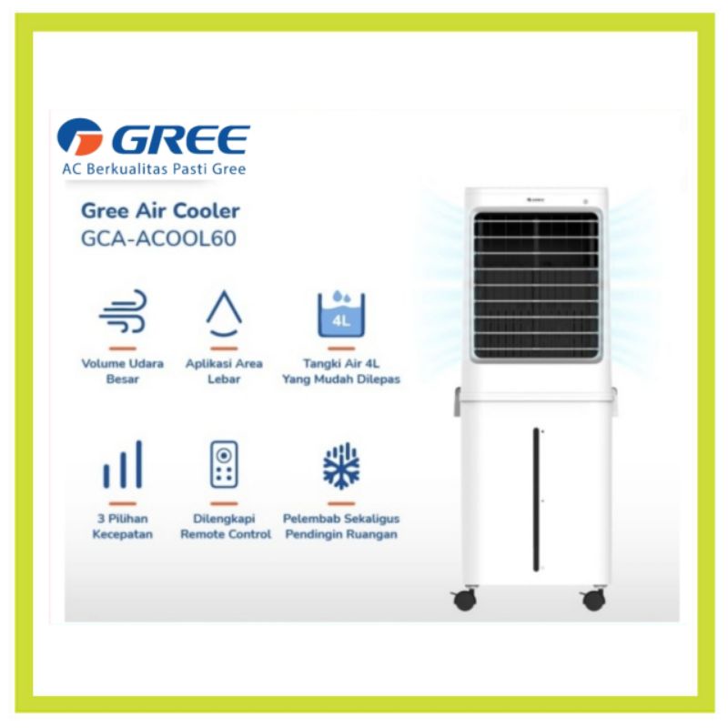 Jual Gree Air Cooler GCA-ACOOL60 Pendingin Ruangan 60 Liter 60L GCA ACOOL60 | Shopee Indonesia