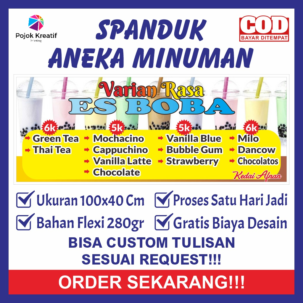 Jual Spanduk Sepanduk Banner Baner Bener Backdrop Plang Usaha Jual ...