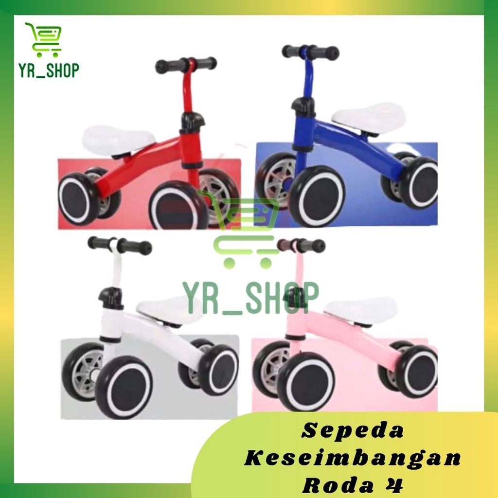 Jual Sepeda Anak Roda 4 / Sepeda Keseimbangan Anak / Mainan Sepeda Anak ...