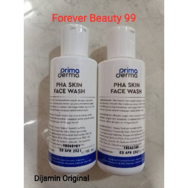 Primaderma PHA Skin Face Wash - sabun wajah semua jenis kulit Prima ...