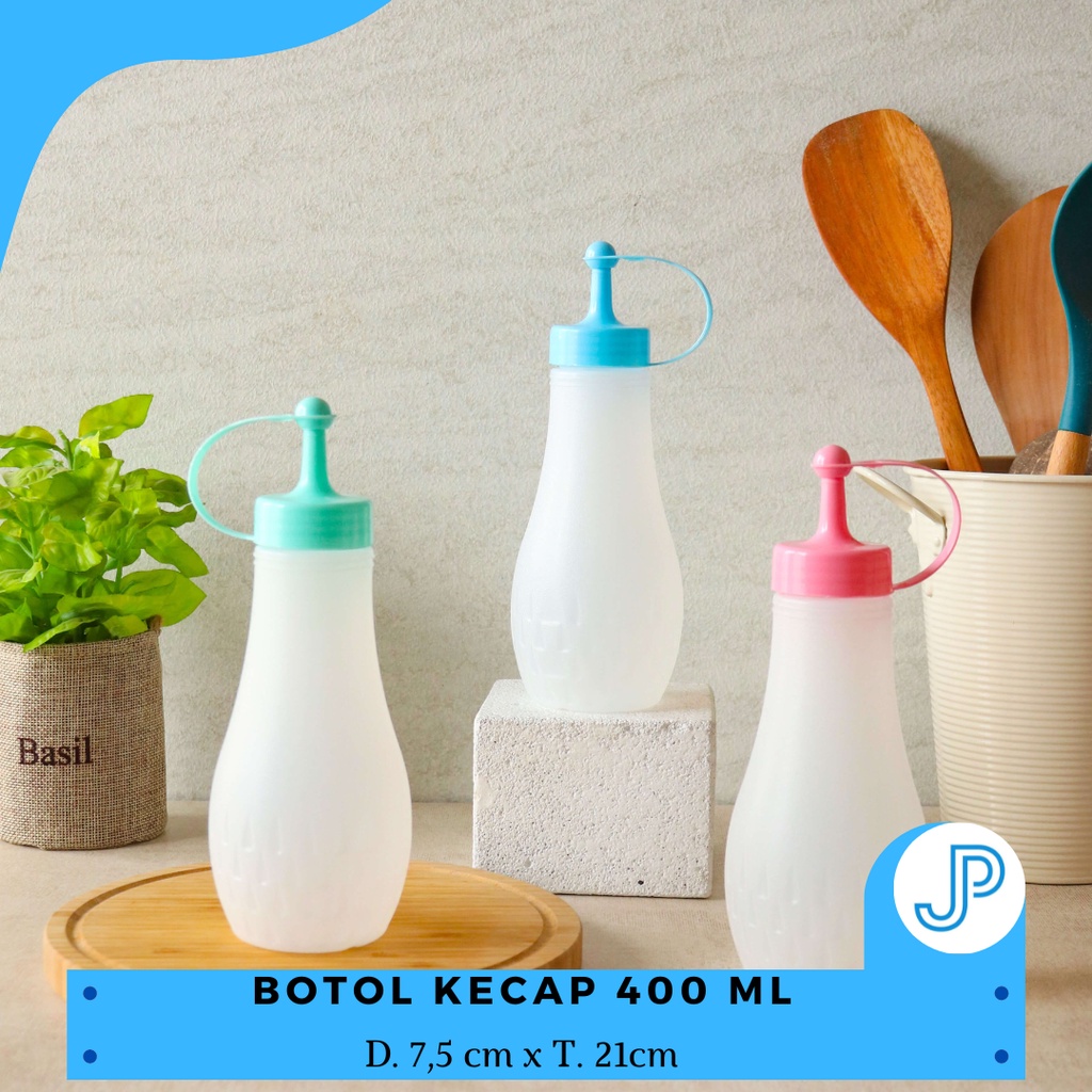 Jual Botol Kecap Jerry uk 400ml Wadah Kecap - Saos - Minyak - Mayonaise ...