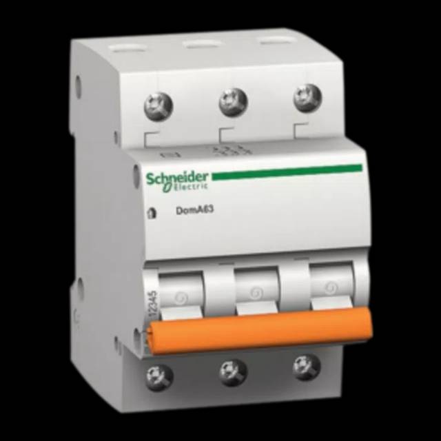 Jual MCB 6A / 10A / 16A / 20A 3P / 3 Phase Domae Schneider Indonesia|Shopee Indonesia