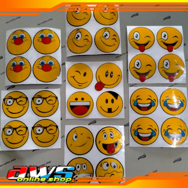 Jual Sticker Smile Emoticon | Shopee Indonesia