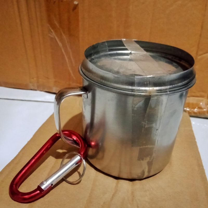 Jual CANGKIR CARABINER | GANTUNG STAINLESS PENDAKI GUNUNG KEKINIAN ...