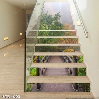 Jual Wallpaper Tangga | Wallpaper Tangga Rumah 3D | Sticker Tangga ...