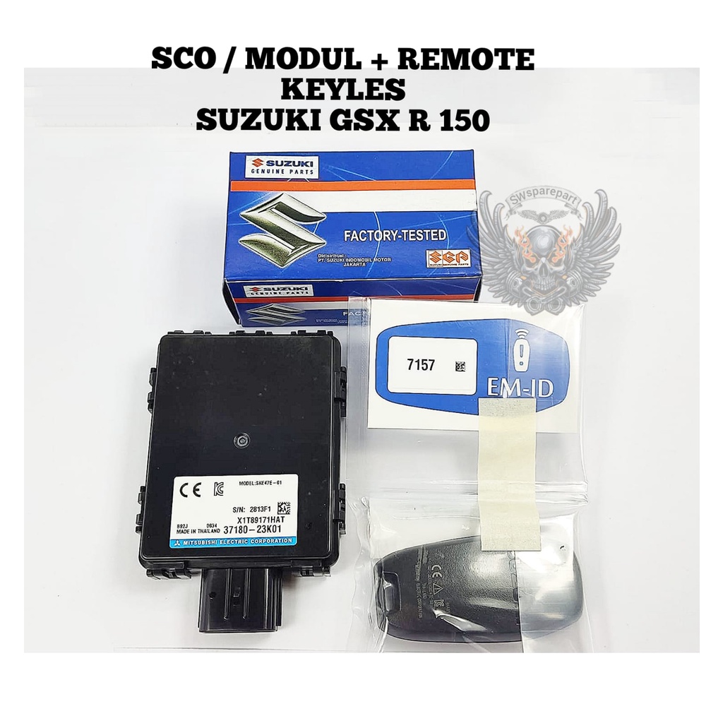Jual REMOTE KEYLES SUZUKI GSX R 150 SET MODUL TRANSMITTER SCU ORIGINAL ... Jual REMOTE KEYLES SUZUKI GSX R 150 SET MODUL TRANSMITTER SCU ORIGINAL ...