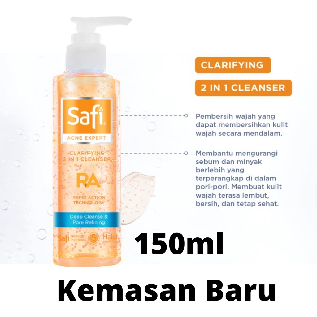 Jual Safi Acne Expert Cleanser & Toner 150ml (Kemasam Baru) Indonesia ...