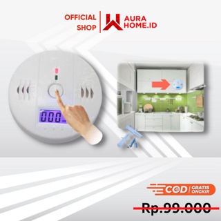 Jual Detektor CO Carbon Monoxide Smoke Alarm Detector / Alat Sensor ...