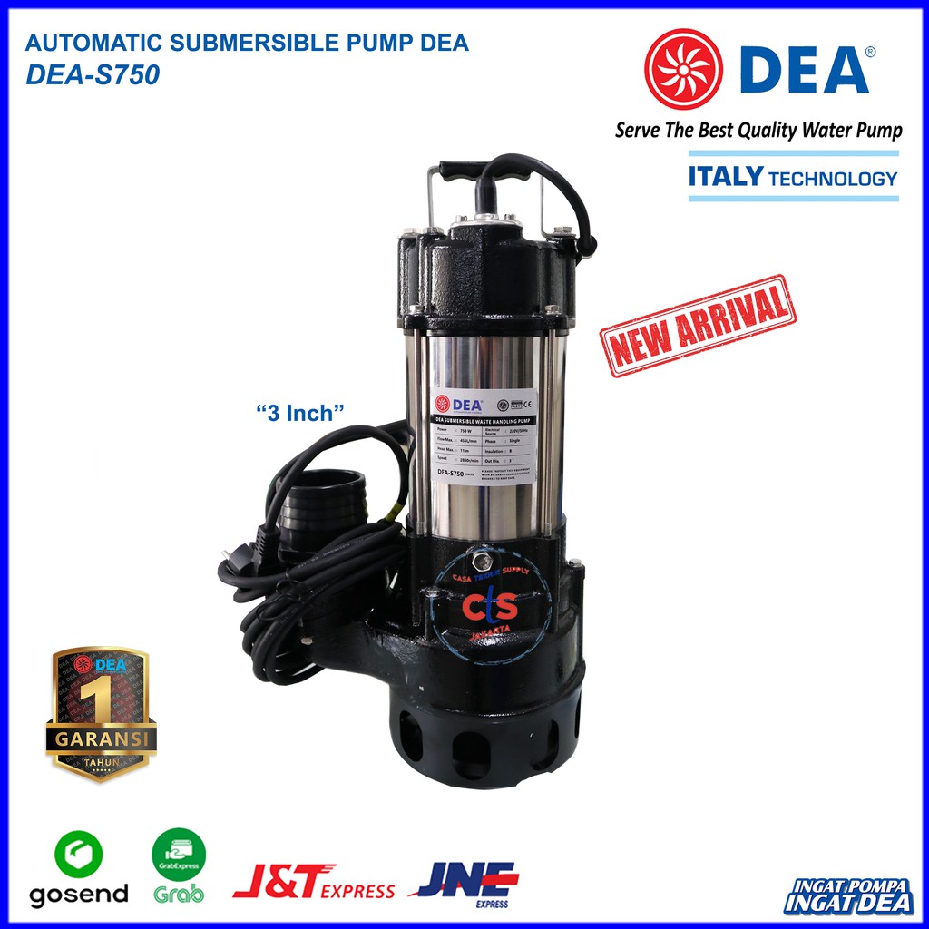 Jual Pompa celup DEA S750 / Submersible pump DEA S750 3 inch Indonesia ...