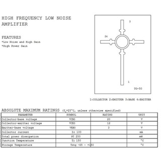 Jual Transistor TR NPN 2SC3358 C3358 Broadband Low Noise RF Indonesia ...