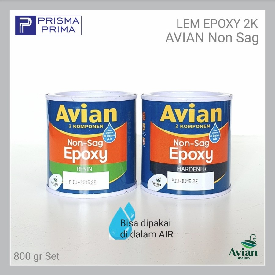 Jual Lem Epoxy AVIAN Non Sag 800 Gr Set Serbaguna Kayu Besi Logam Kaca ... Jual Lem Epoxy AVIAN Non Sag 800 Gr Set Serbaguna Kayu Besi Logam Kaca ...