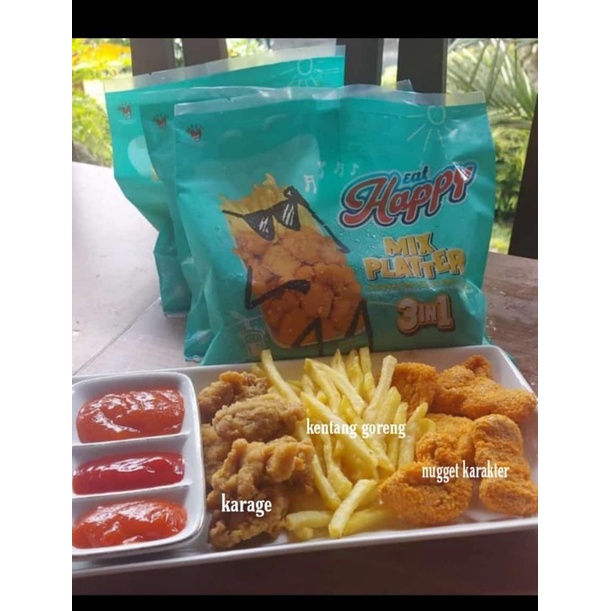 Jual MIX PLATTER ( KENTANG, NUGGET, CHICKEN KARAGE ) Indonesia|Shopee ...