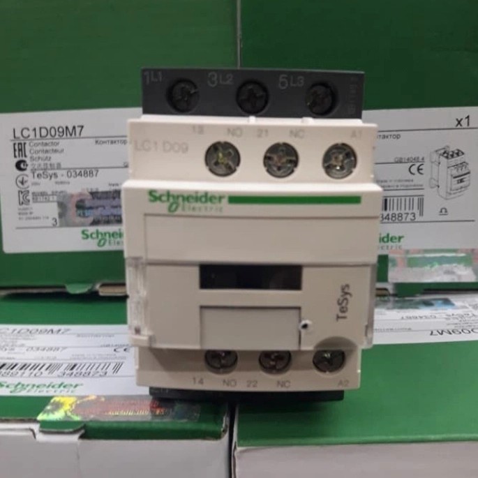 Jual kontaktor / contactor schneider LC1D09M7 / LC1D09 M7 220V AC | Shopee Indonesia