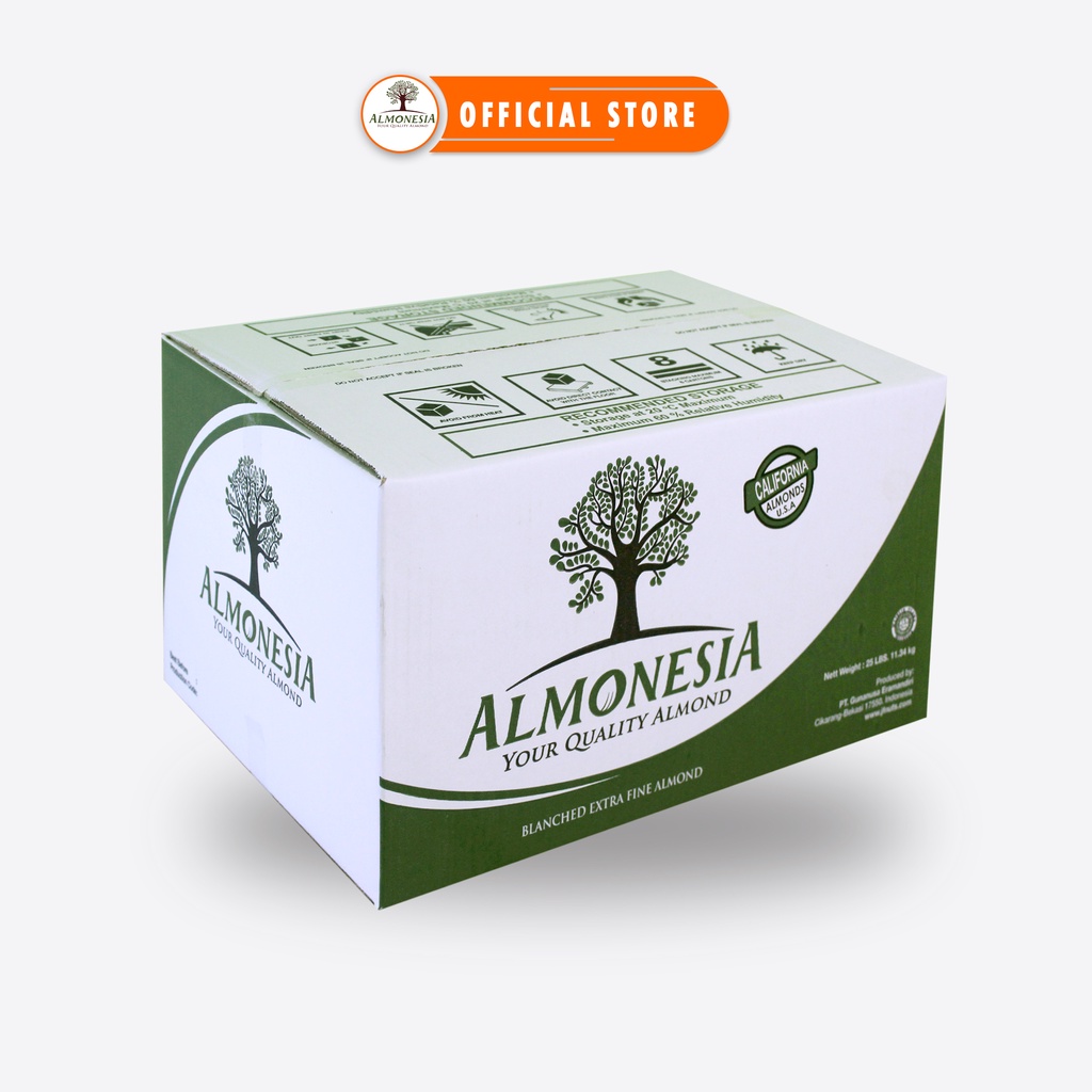 Jual Almonesia - Almond Extra Fine 11.34 Kg (25 Lbs) | Shopee Indonesia