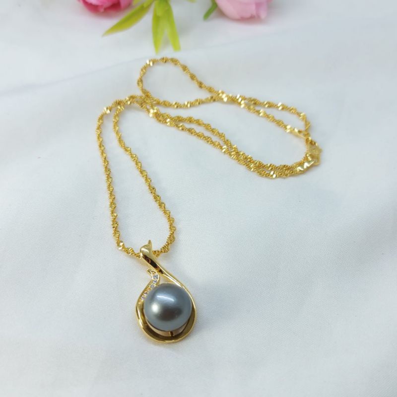 Jual KALUNG MUTIARA AIR LAUT HITAM BERSERTIFIKAT, MEWAH, ISTIMEWA ...