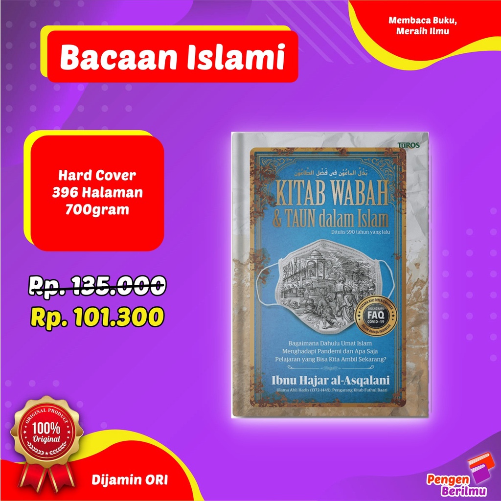 Jual KITAB WABAH & TAUN Dalam Islam | Buku Bacaan Islami | Hard Cover ...