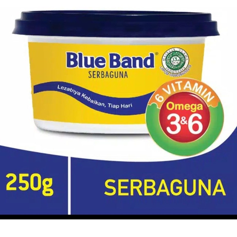 Jual Blue Band 250gr tub Serbaguna ( jual per karton isi 48pcs ...