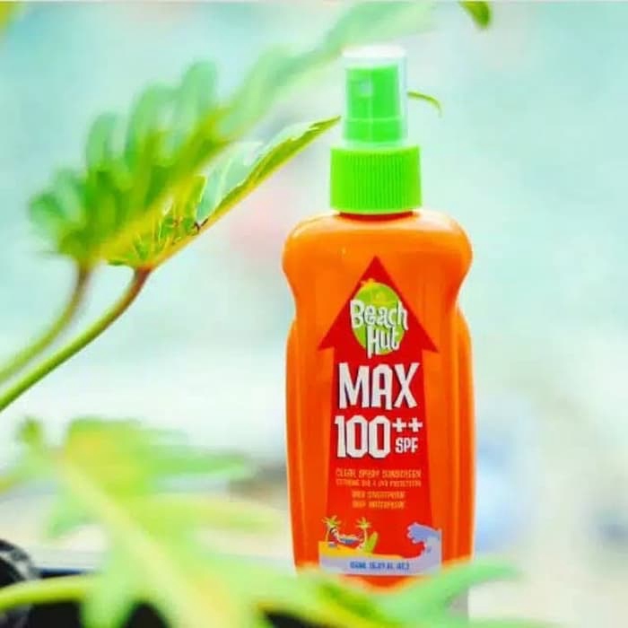 Jual Beach Hut Clear Spray Sunscreen Max 100 ++ Spf (150ml) Indonesia ...