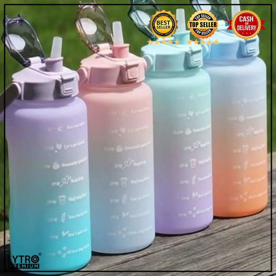 Jual BOTOL AIR MINUM RAINBOW 2 LITER / BOTOL Minum 2 Liter 2000ML Korea ...